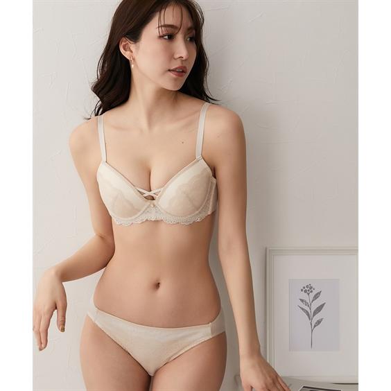 ニッセン ブラショーツセット C80/L - E80/L レース 切り替え ブラジャー ・ ショーツセット 女性 下着 レディース ショーツ セット 盛り 小胸 谷間 : Doris ...
