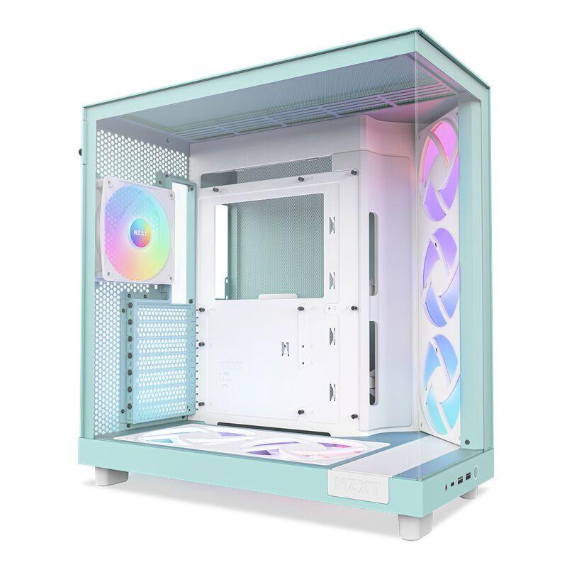 NZXT H6 Flow RGB MINT CC-H61RG-SA (ATX ガラス) ドスパラ限定モデル : ドスパラYahoo!店 - 通販 - Yahoo!ショッピング