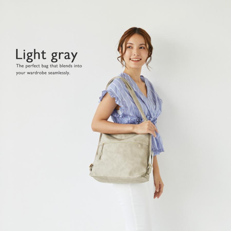 DOT & STRIPE 【待望の新色追加！】リュック レディース 2WAY ショルダー シンプル ナチュラル かわいい 軽い 軽量 通勤 通学 プレゼント 肩掛け : MONOPIA ...