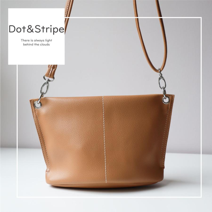 DOT & STRIPE ミニショルダーバッグ レディース 肩掛け 斜め掛け 通勤 通学 軽い 軽量 ポーチ付 ファスナー付 チャーム付 プレゼント : MONOPIA - 通販 ...