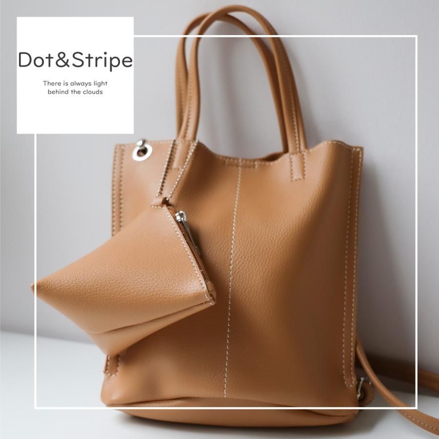 DOT & STRIPE ミニトートバッグ レディース 肩掛け 斜め掛け 通勤 通学 軽い 軽量 ポーチ付 マグネット付き プレゼント : MONOPIA - 通販 - Yahoo!ショッピング