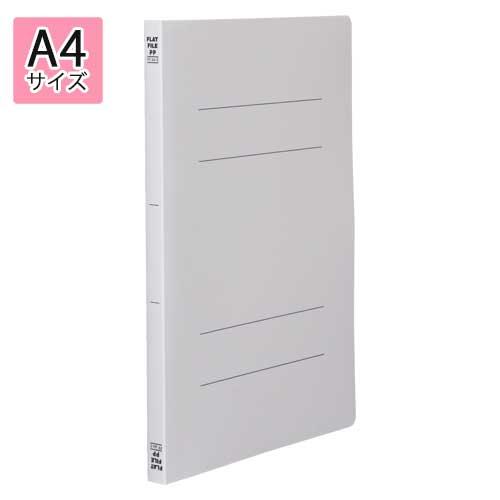 ビュートンジャパン フラットファイルPP A4判タテ型（PP表紙）（背幅18mm）（グレー） : どっとカエール - 通販 - Yahoo!ショッピング