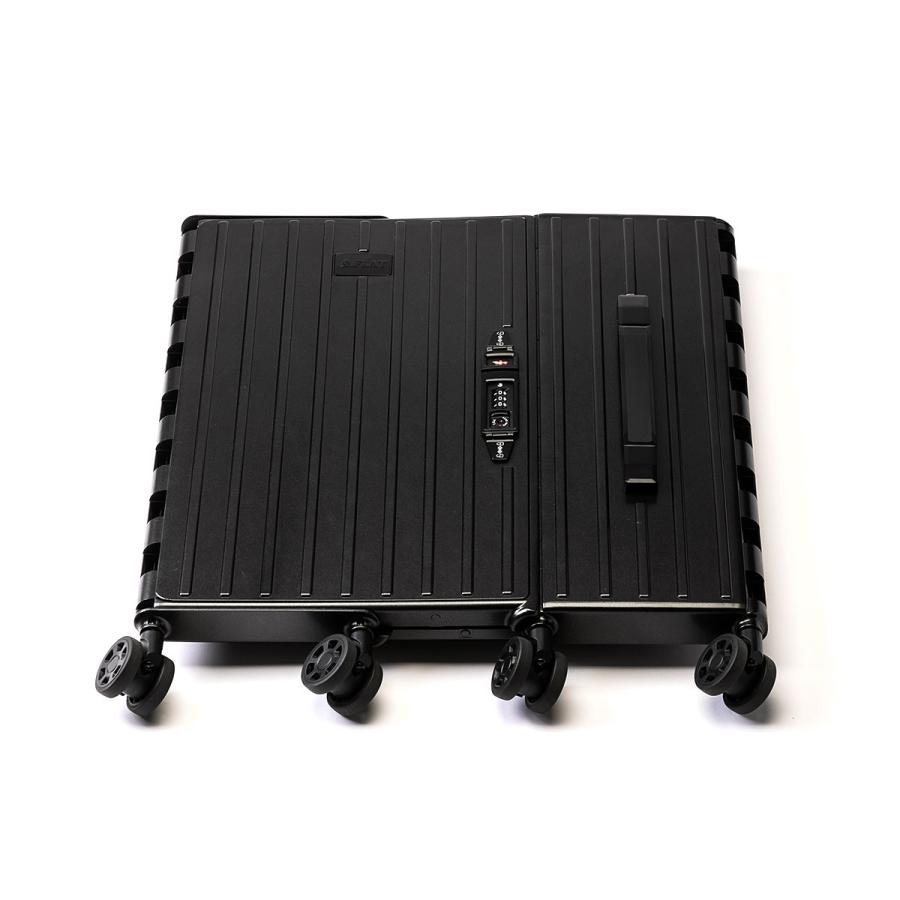 FLAT &.FLAT アンドフラット 折りたためる スーツケース キャリーケース 35L TSAロック搭載 機内持ち込み トラベル FL14-4-00001 : Double Edge ...