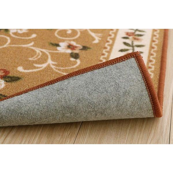 廊下カーペット 約79×340cm 花柄 洗える 撥水 : ベッド 布団 収納家具のダブル - 通販 - Yahoo!ショッピング