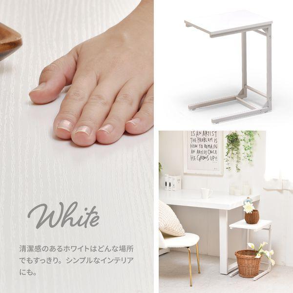 サイドテーブル 28cm コの字型 ミニテーブル ソファサイド : ベッド 布団 収納家具のダブル - 通販 - Yahoo!ショッピング