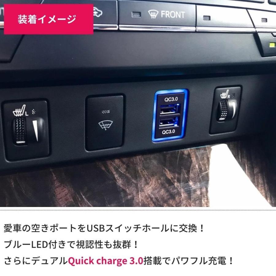 コペン LA400K H26/6- デュアル USBポート 2ポート QC3.0 急速充電 USBスイッチホールカバー スマホ 充電 車載 : DOUBLEAXEL - 通販 - Yahoo ...