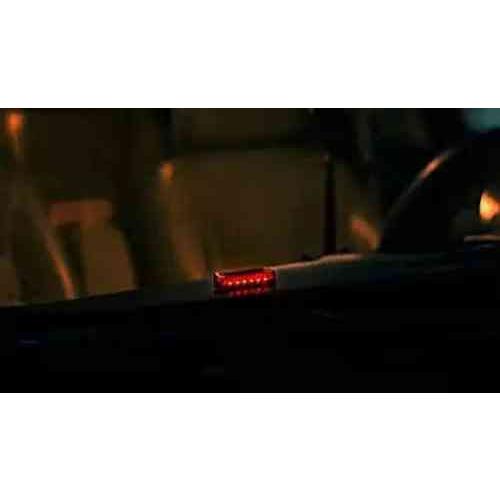 ダミーセキュリティ [ブルー×レッド点滅] L900S/902S/910S ムーヴ 防犯ステッカー付き 6連LED 振動検知センサー内蔵 ソーラー充電＋USB充電 盗難対策 ...