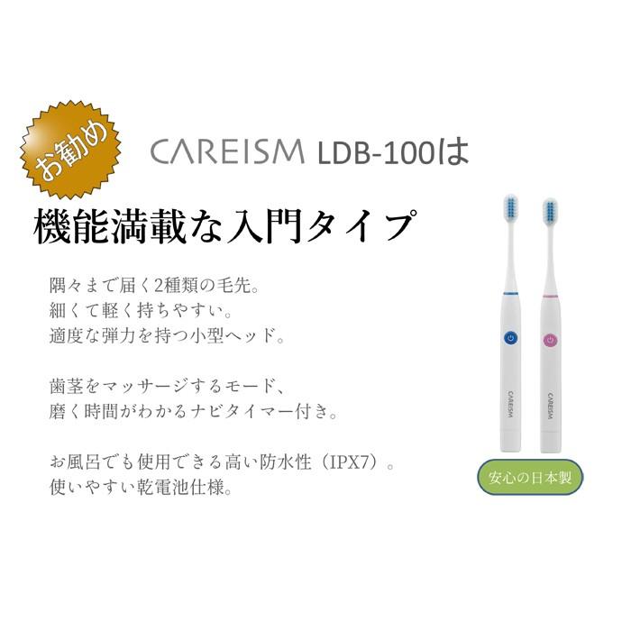 ケアイズム 電動歯ブラシ 乾電池式 LDBー100 : ダブルハピネス - 通販 - Yahoo!ショッピング