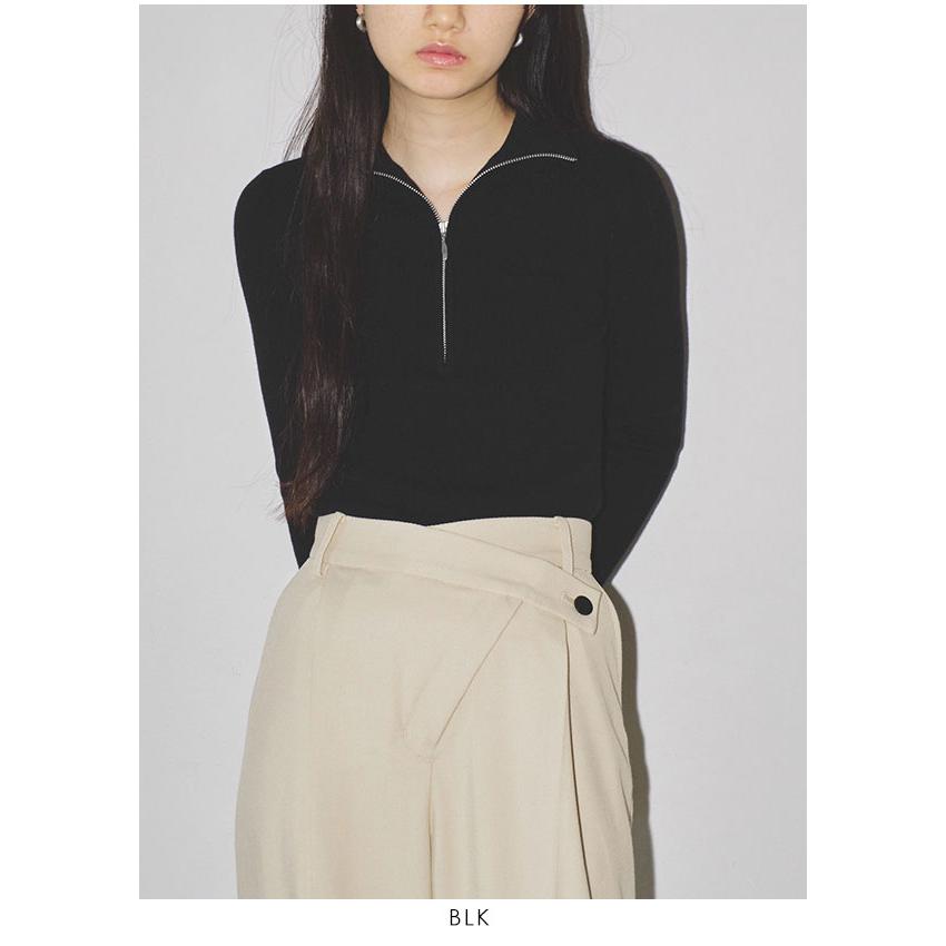 TODAYFUL トゥデイフル 2024winter トップス Halfzip Rib Knit TODAYFUL トゥデイフル 2024winter トップス Halfzip Rib Knit