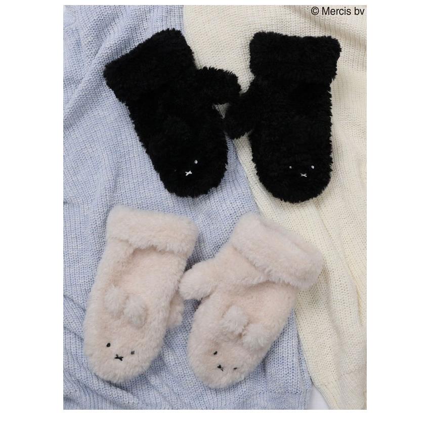 SALE メリージェニー merry jenny mocomoco miffy miton 10月下旬〜11月中旬予約 手袋 ミッフィー コラボ miffy キャラクター ...