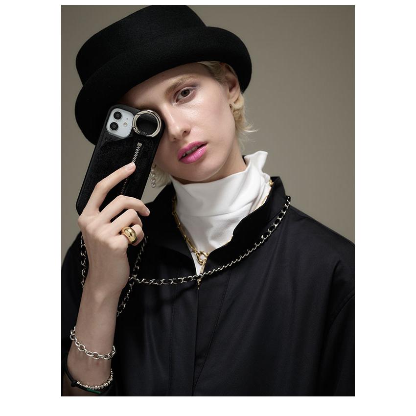 エジュー ajew dress case shoulder スマホケース iPhone14 スマホケース ショルダーストラップ aj02 ...