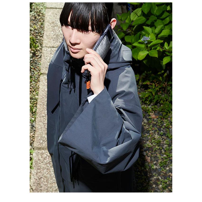 ポケットのみ エーシーン a scene B&C PVC clear pocket with DyneemaR（付け替え用ポケット） iPhone16 15 ケース エジュー ajew ...