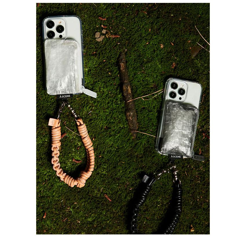 A SCENE ポケットのみ エーシーン a scene B&C PVC clear pocket with DyneemaR（付け替え用ポケット） iPhone16 15 ケース エジュー ...