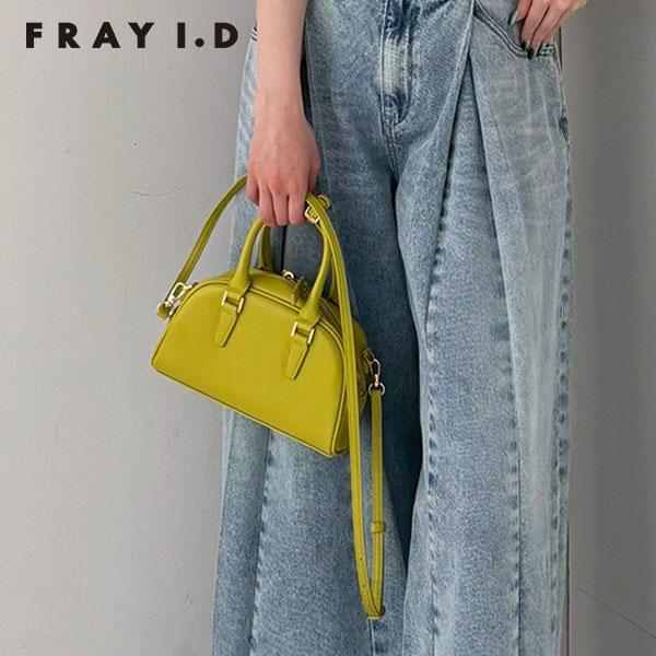 FRAY I.D（フレイ・アイディー） SALE50%OFF バッグ 25秋冬 ラウンドミニボストンバッグ ハンドバック ショルダーバッグ ...