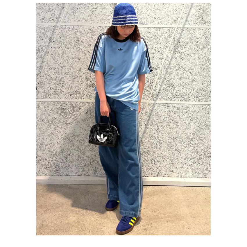 adidas Originals アディダスオリジナルス originals アディカラー デニム スリーストライプス トラックパンツ ...