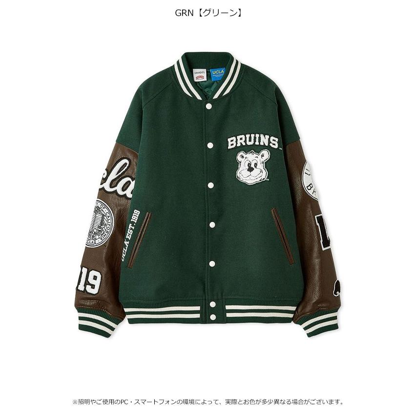 SNIDEL スナイデル アウター 25秋冬 【UCLA×NUTMEG】コラボスタジャン 9月下旬〜10月中旬予約 ジャケット MA-1 ナツメグ 別注 長袖 swfj254158 ...