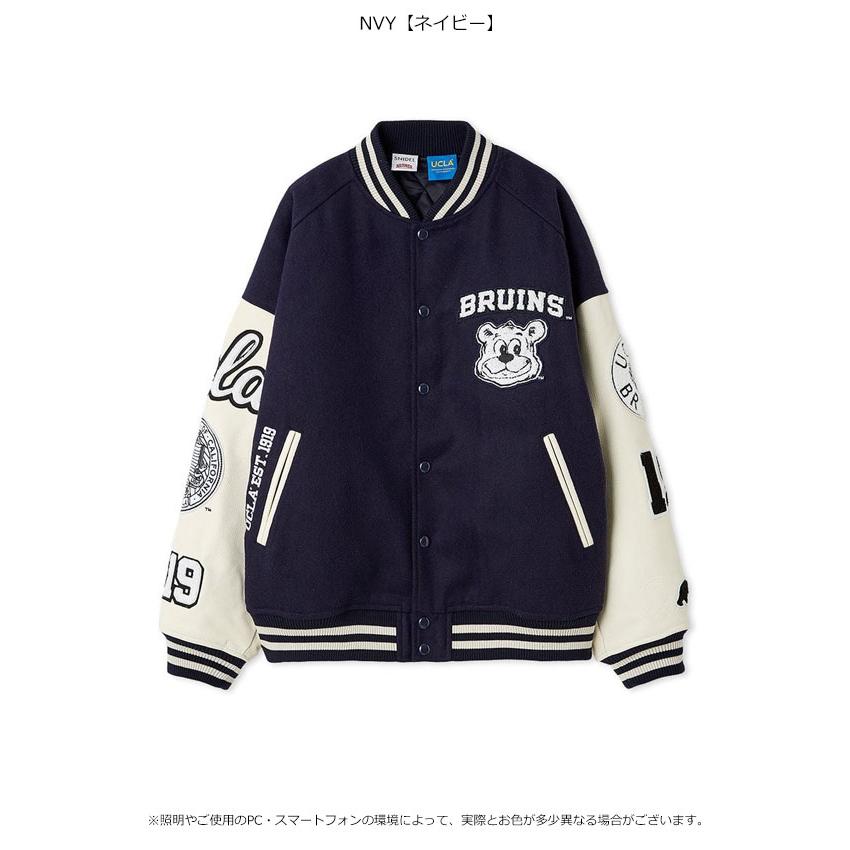 SNIDEL スナイデル アウター 25秋冬 【UCLA×NUTMEG】コラボスタジャン 9月下旬〜10月中旬予約 ジャケット MA-1 ナツメグ 別注 長袖 swfj254158 ...