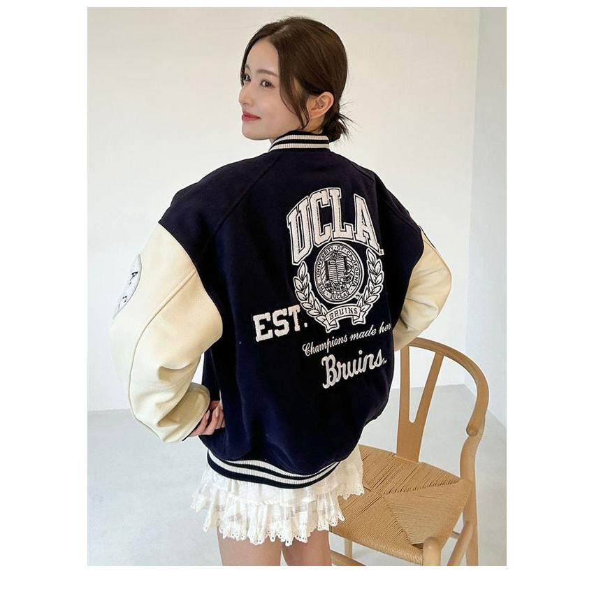 SNIDEL スナイデル アウター 25秋冬 【UCLA×NUTMEG】コラボスタジャン 9月下旬〜10月中旬予約 ジャケット MA-1 ナツメグ 別注 長袖 swfj254158 ...