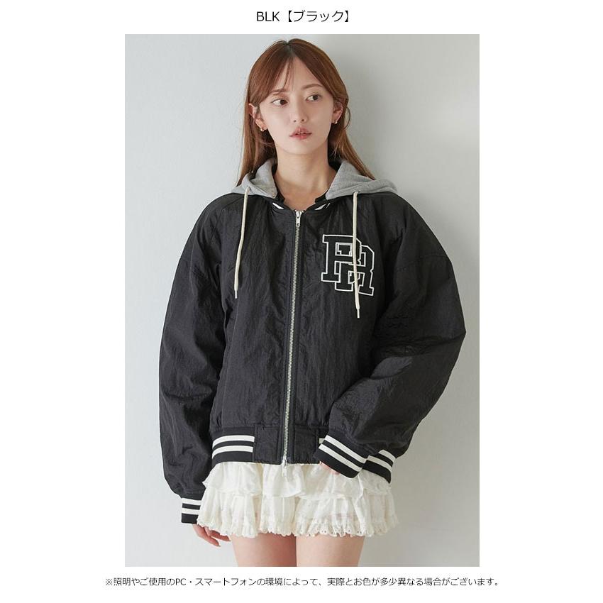 SNIDEL スナイデル アウター 25秋冬 【NUTMEG】コラボフード付きMA-1 ミドル丈 長袖 ブルゾン ナツメグ swfj254159 : select shop DOUBLE ...