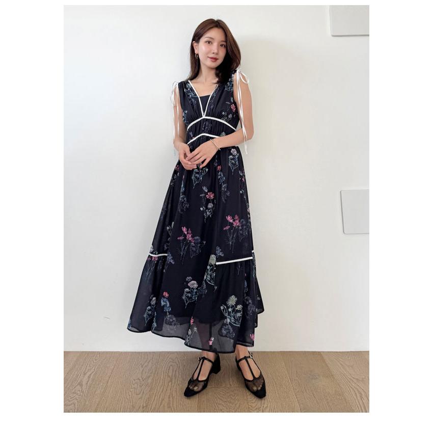 SNIDEL スナイデル ワンピース 25秋冬 フラワードロストディティールワンピース 7月下旬〜8月中旬予約 ロング丈 : select shop DOUBLE HEART - 通販 ...