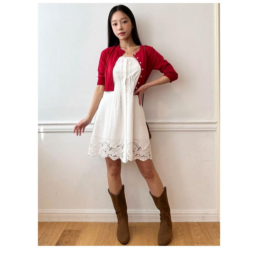 SNIDEL 新作10%OFF スナイデル トップス 25春夏 コットンエンブロイダイリーブラウス プルオーバー ミドル丈 半袖 swnt252155 : select shop DOUBLE ...