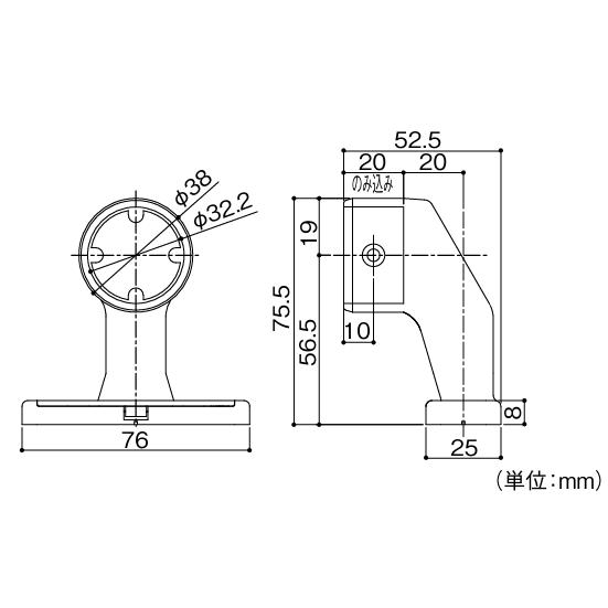 BAUHAUS セレクト32 32 スリムエンドブラケットカバー付 BE-56B カラー:ブラウン マツ六 【代引き不可】 : 道具ひろば Yahoo!店 - 通販 - Yahoo!ショッピング