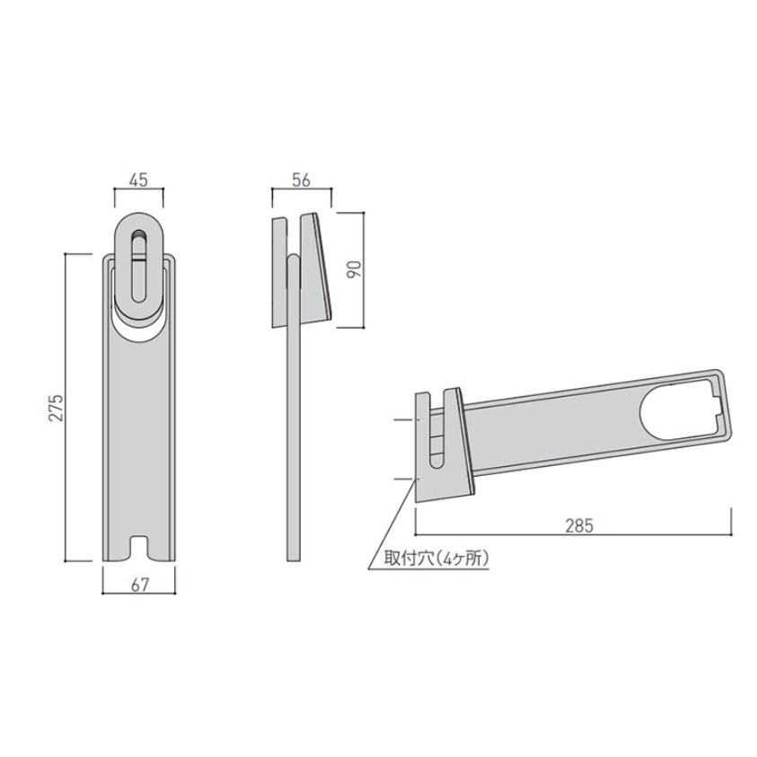 室内物干金物 横付型 SK-SDC-101D 1本 色：グレー、ネイビーブルー、 ブラウン、イエローグリーン 神栄ホームクリエイト(株)【代引不可】 : 道具ひろば Yahoo!店 - 通販 ...