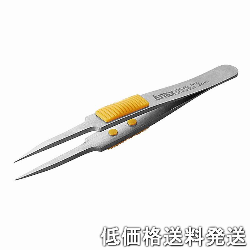 【ポスト投函便低価格発送】アネックス ANEX 214 ラバ-グリップ付ステンレス(SUS410)ピンセット極細鋭型115mm : どうぐ屋・だぐ工房 - 通販 - Yahoo!ショッピング