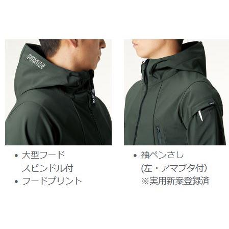 BURTLE バートル 3190 フーデッドジャケット(ユニセックス) 作業服 WATER PROOF 各色/各サイズ : どうぐ屋・だぐ工房 - 通販 - Yahoo!ショッピング