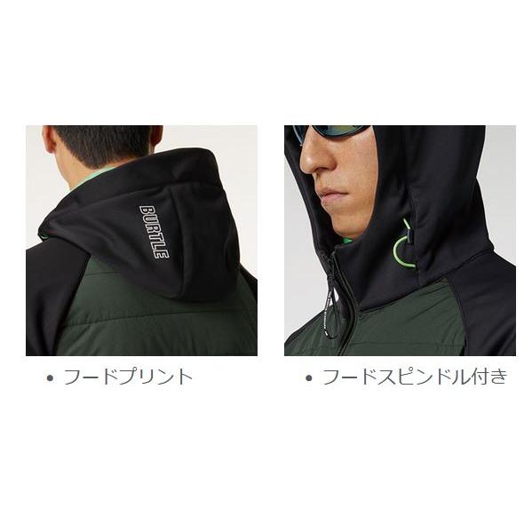 BURTLE バートルBURTLE 3220 ヒーターフーディジャケット（ユニセックス）各色/各サイズ : どうぐ屋・だぐ工房 - 通販 - Yahoo!ショッピング