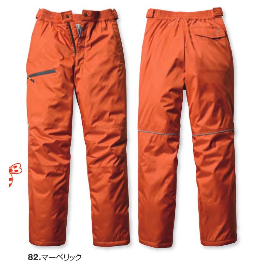 BURTLE バートル 7212 防寒パンツ(ユニセックス) 作業服 各色/各サイズ ブルゾンは7210です。 : どうぐ屋・だぐ工房 - 通販 - Yahoo!ショッピング