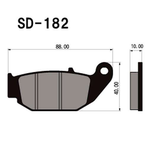 Vesrah ブレーキパッド SD-182 GROM[13-19]｜CRF250L/M[12-19]｜CRF250 RALLY[19]｜GIXXER[17-19]｜GSX-R125/S125 ...