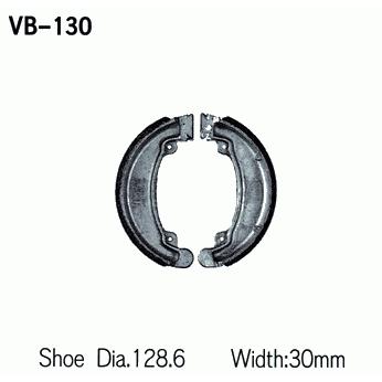 Vesrah VB-130S ブレーキシュー プレスカブ(88〜92)、CB125T(コムスター)、CB125T(プロリンク)(82、84〜85)、 スプリング付 : vb-130s : 堂島 ...