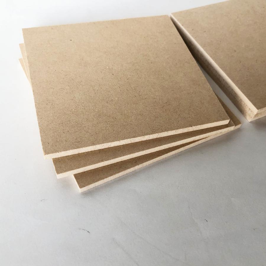 木材 MDF材 5.5mm厚 約100mm×約100mm 12枚セット MDFボード MDF板 板 diy 日曜大工 材料 端材 ...