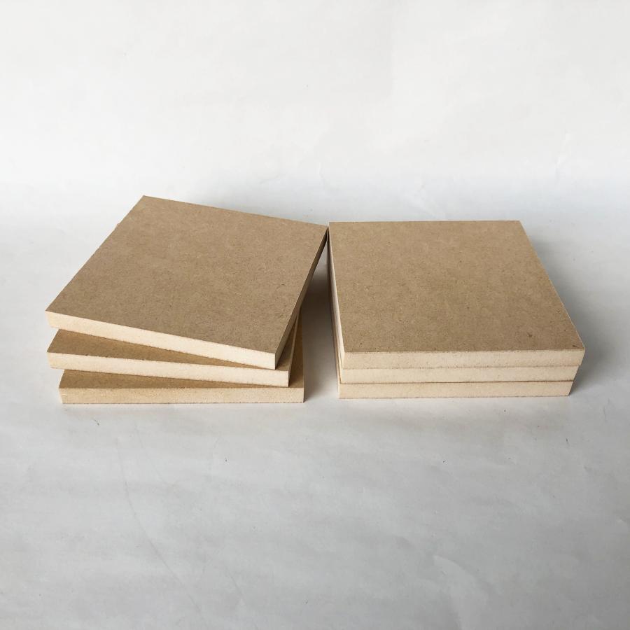 木材 MDF材 9mm厚 約100mm×約100mm 6枚セット MDFボード MDF板 板 diy 日曜大工 材料 端材 : DIYplus ...