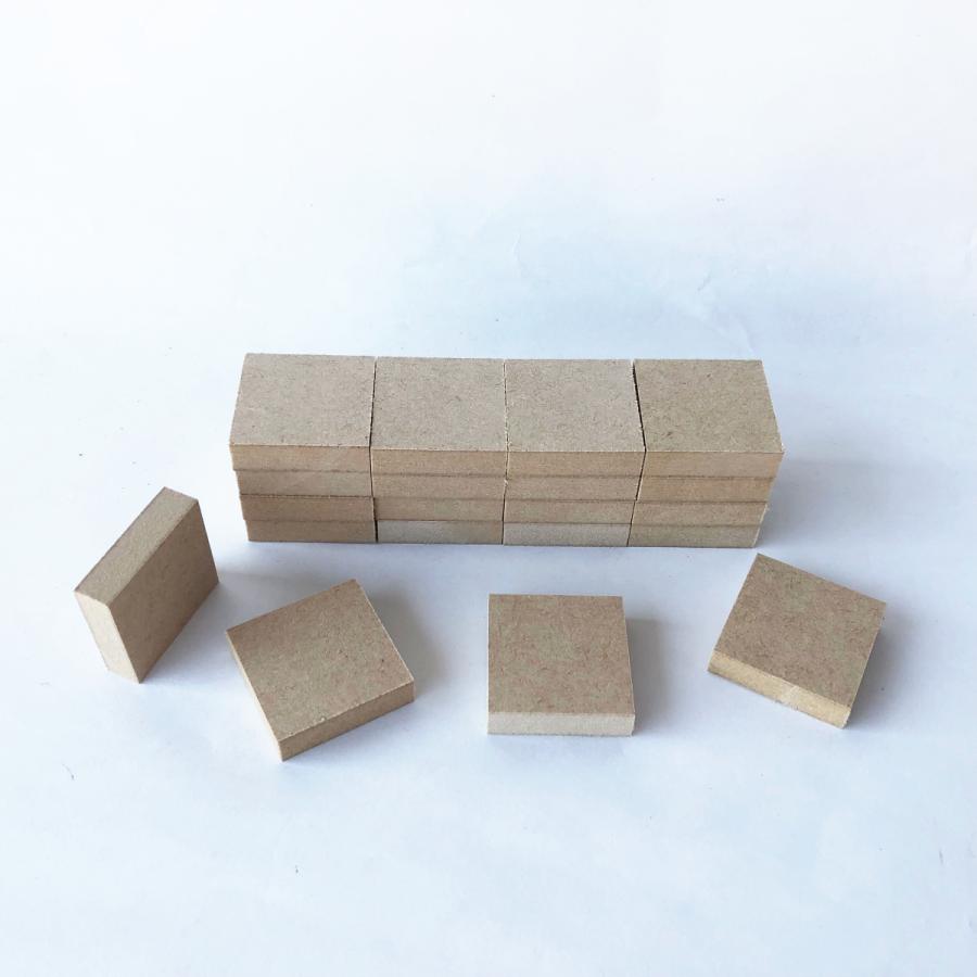 木材 MDF材 9mm厚 ミニサイズ 約30mm×約30mm 20枚セット MDFボード MDF板 板 diy 日曜大工 材料 端材 ...