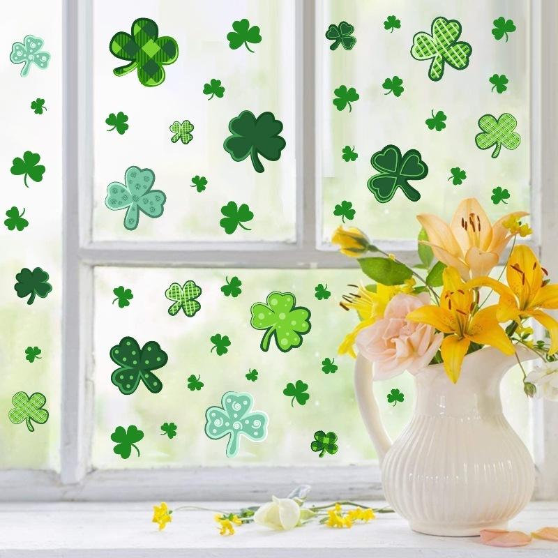 クローバー ウォールステッカー シール 大容量 3枚セット 四つ葉のクローバー 窓 ルームデコ CA-019 : DR777ショッピング - 通販 - Yahoo!ショッピング