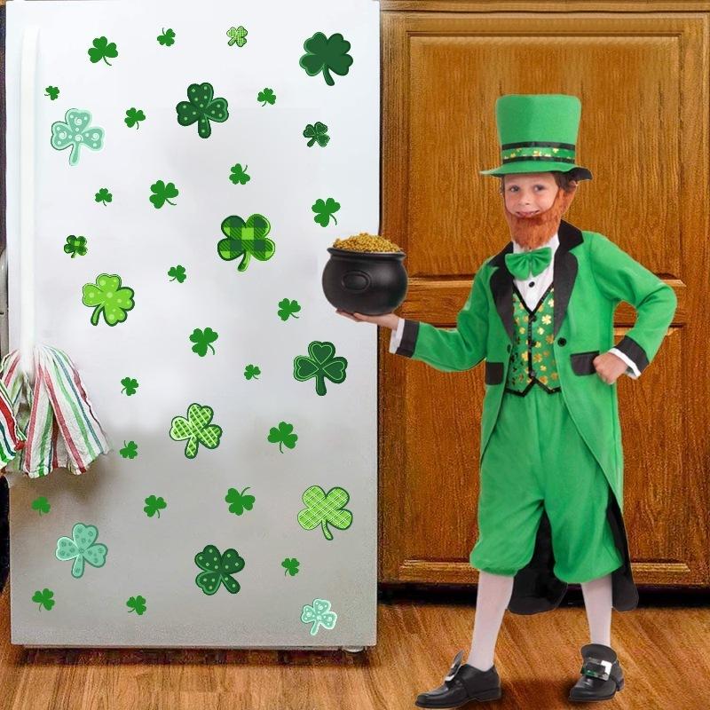 クローバー ウォールステッカー シール 大容量 3枚セット 四つ葉のクローバー 窓 ルームデコ CA-019 : DR777ショッピング - 通販 - Yahoo!ショッピング