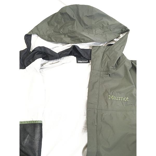 古着 Marmot ロゴ 刺しゅう 2way 撥水 リップストップ シェル パーカー ジャケット L 古着 : 22se16q : 古着屋 ...