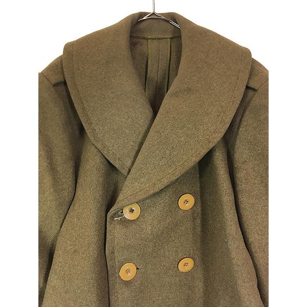 古着 40s 米軍 US ARMY タイプ ショールカラー ダブルブレスト 古着 40s 米軍 US ARMY タイプ ショールカラー ダブルブレスト