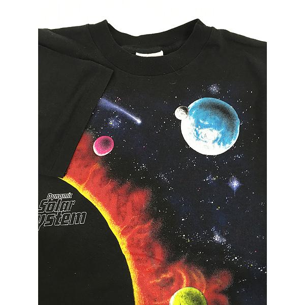 古着 90s USA製 宇宙 惑星 太陽 グラフィック アート Tシャツ S 古着 90s USA製 宇宙 惑星 太陽 グラフィック アート Tシャツ S