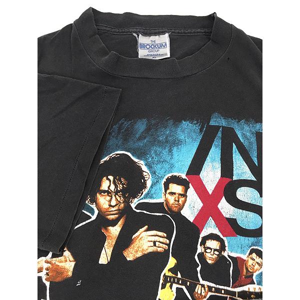 古着 90s USA製 INXS メンバー フォト ファンク ロック バンド T 古着 90s USA製 INXS メンバー フォト ファンク ロック バンド T