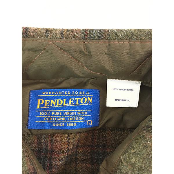 古着 90s USA製 Pendleton ダーク チェック BD ウール シャツ L : 古着屋ドラセナYahoo!ショップ - 通販 - Yahoo!ショッピング