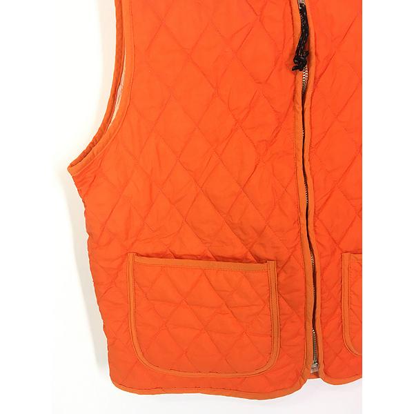 古着 90s J Crew サーマル ライナー パデッド キルティング ベスト M