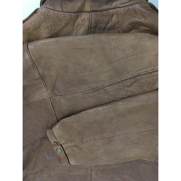 古着 80s Eddie Bauer Type A-2 本革 ラム レザー フライング タイガー