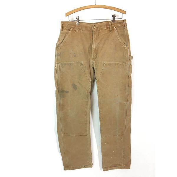 古着 90s USA製 Carhartt ペンキ リペア ブラウン ダック Wニー ペインター ワーク パンツ W35 L33 : 古着屋ドラセナYahoo!ショップ - 通販 - Yahoo ...