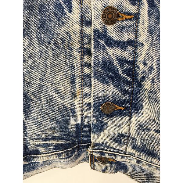 古着 80s USA製 Levi's 70507-0219 ワイドシルエット ケミカル