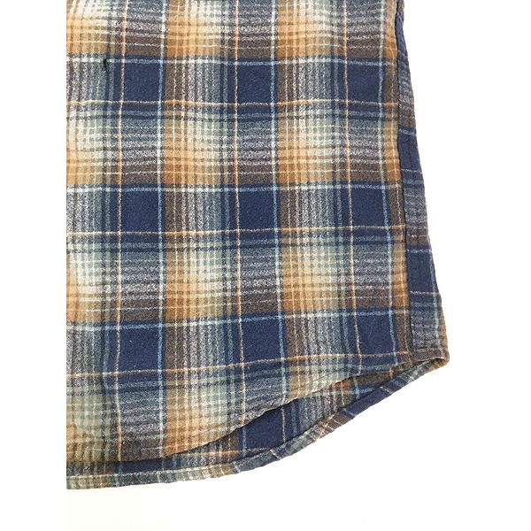 古着 90-00s Pendleton エルボーパッチ オンブレ シャドー チェック ウォッシャブル ウール シャツ XL : 古着屋ドラセナYahoo!ショップ - 通販 - Yahoo ...