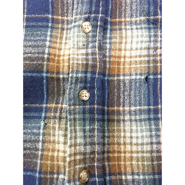 古着 90-00s Pendleton エルボーパッチ オンブレ シャドー チェック ウォッシャブル ウール シャツ XL : 古着屋ドラセナYahoo!ショップ - 通販 - Yahoo ...