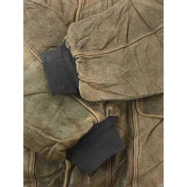 古着 00s LL Bean Type A-2 本革 ゴートスキン レザー フライング